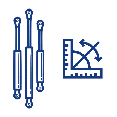 Gas springs tailored to your needs with free calculation